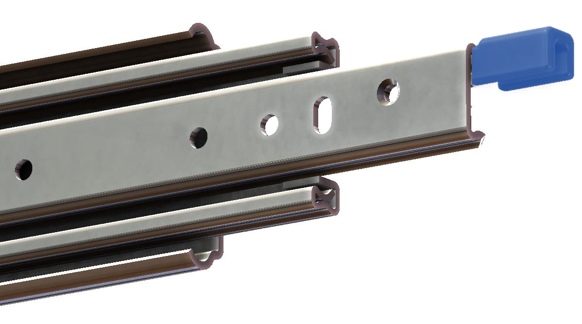 304 Fully locking container slide | Sliding Systems